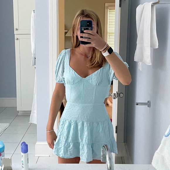 Isabelle’S Cabinet | Dresses | Isabelles Cabinet Blue Mini Dress | Poshmark